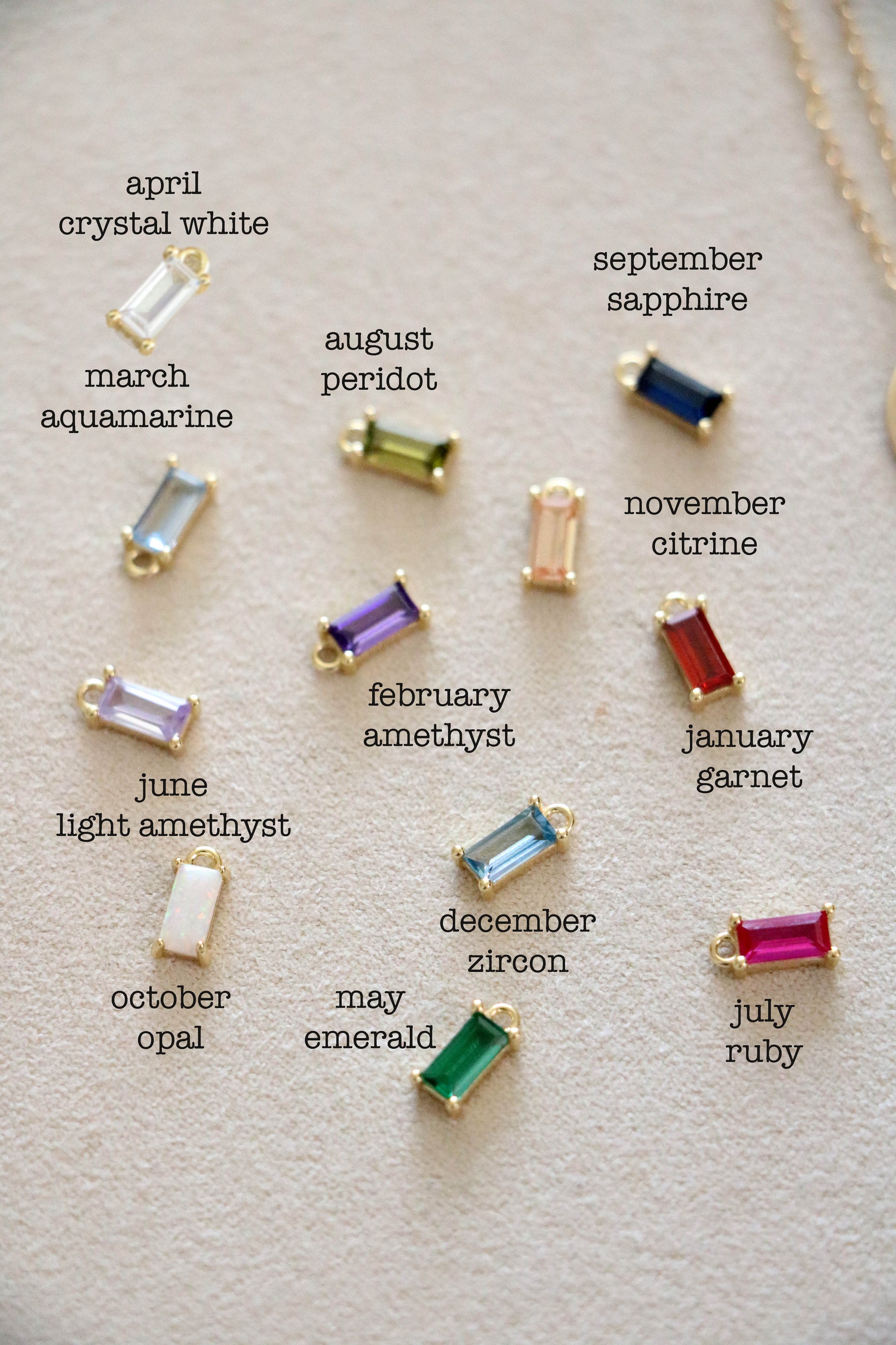 sunburst birthstone necklace – Chic Mama Jewelry
