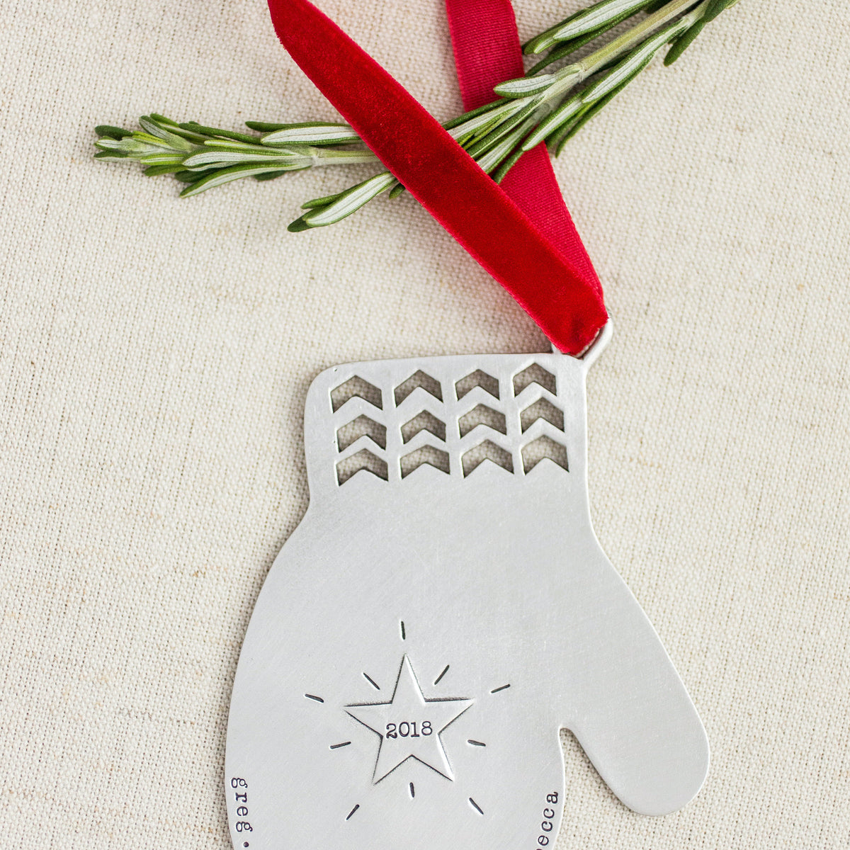 cozy mitten ornament – Chic Mama Jewelry